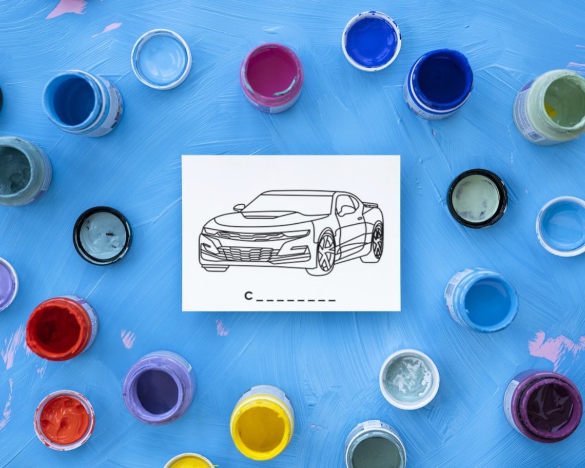 50 Car Coloring Pages for Kids With Car Names | Coloring Sheets for Car ...