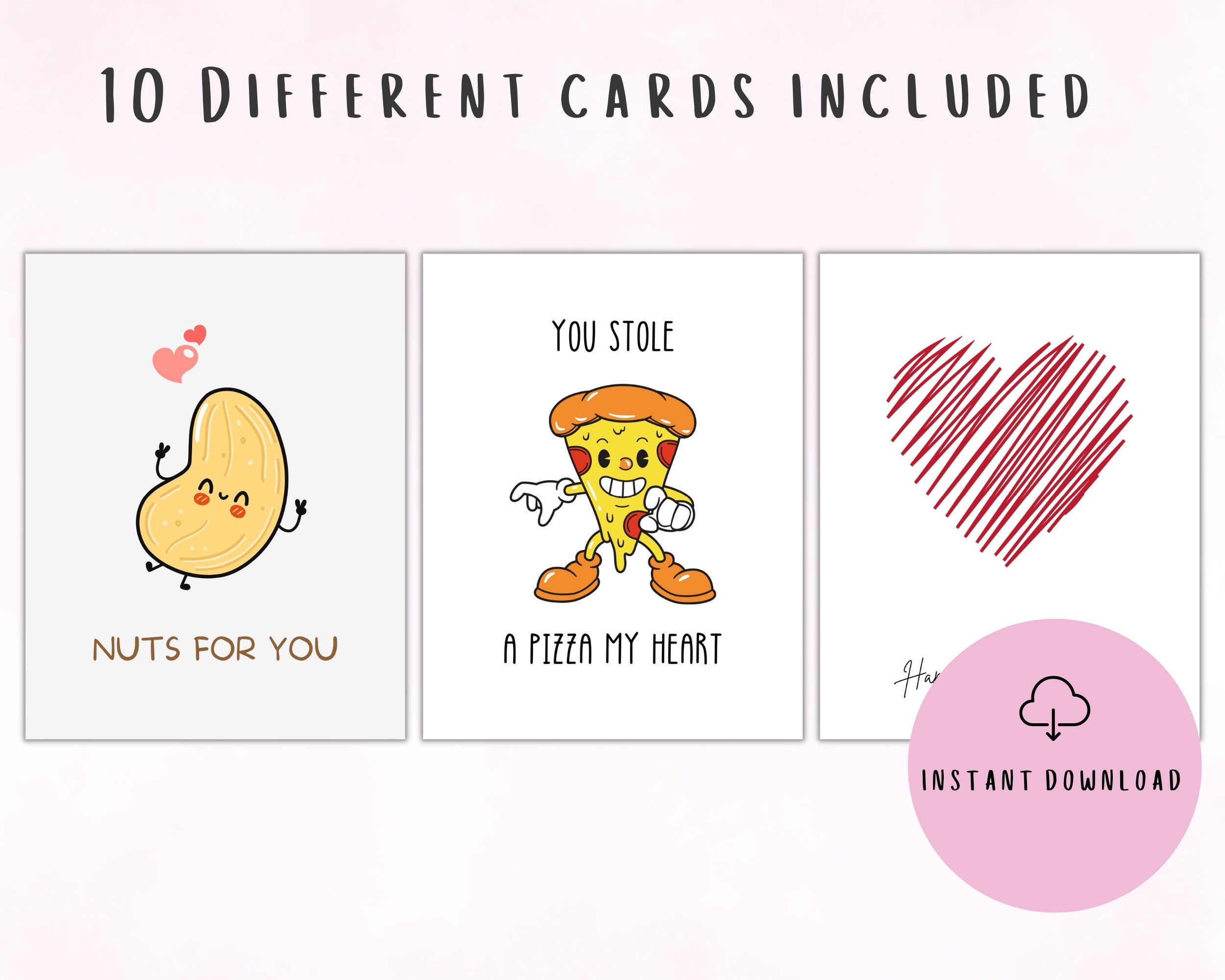 Printable Valentines Day Cards for Kids Funny Classroom Valentines Day ...