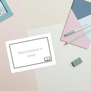 24 Book Jar Challenge Ideas Printable Cards - A Fun Way to Encourage ...