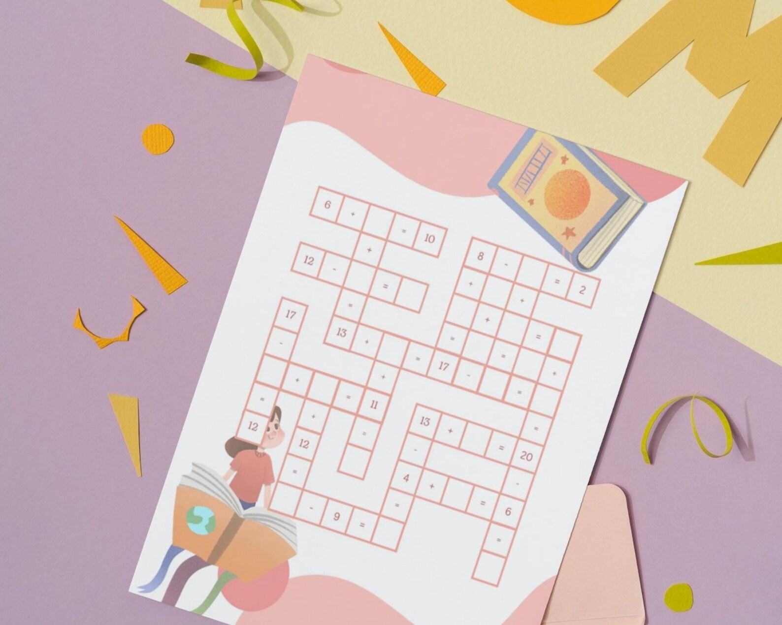 Math Crossword for Kids | Printable Math Worksheets for Education ...