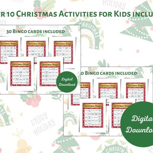 Ultimate Christmas Printable Bundle | Coloring Pages, Activity Sheets ...