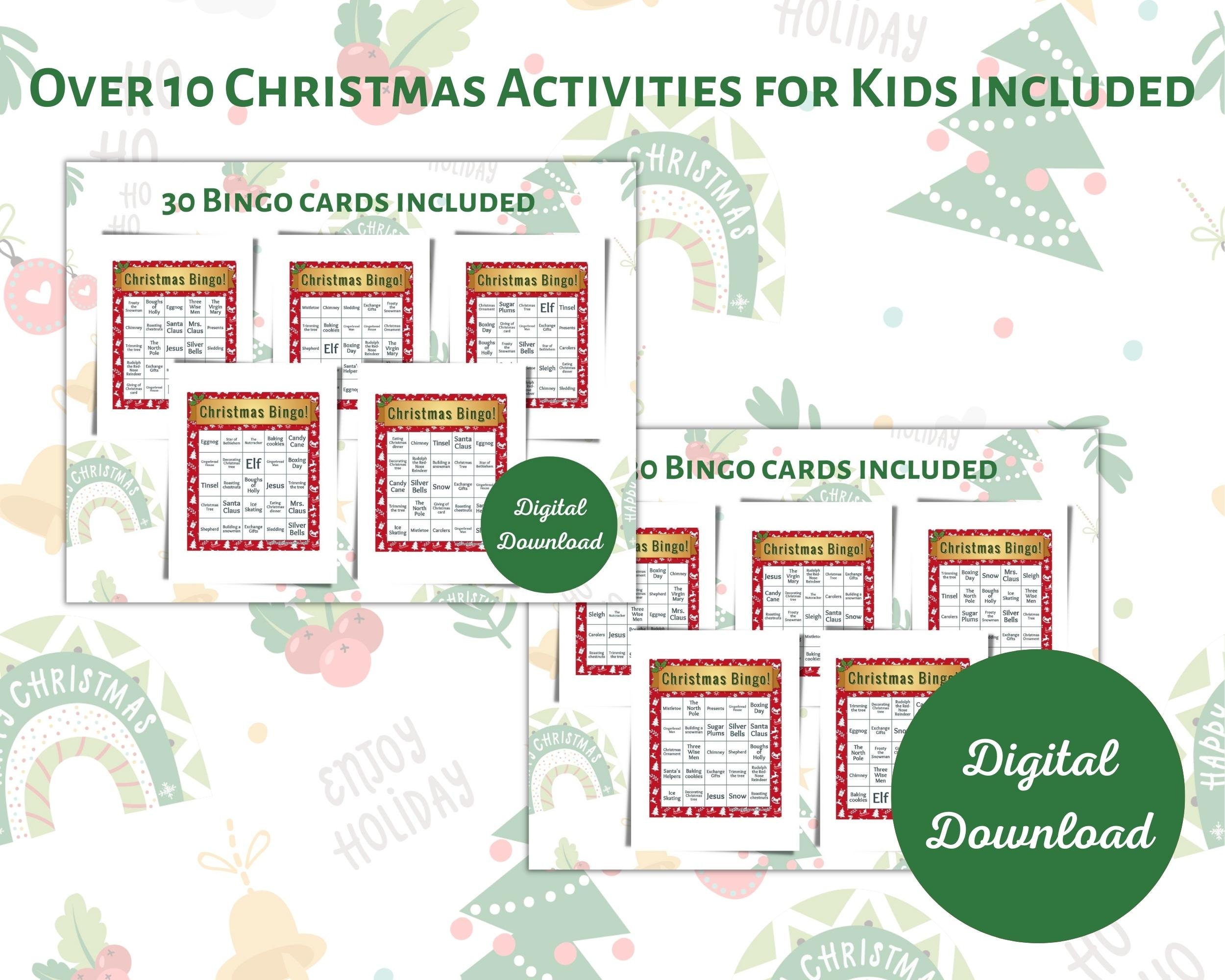 Ultimate Christmas Printable Bundle | Coloring Pages, Activity Sheets ...