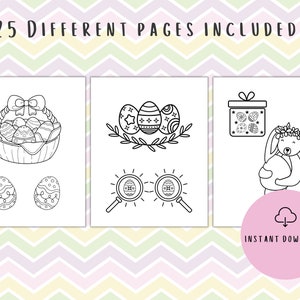 Kids Easter Coloring Pages, Spring Coloring Sheets - 25 Unique ...