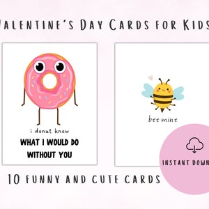 Printable Valentines Day Cards for Kids | Funny Classroom Valentines ...