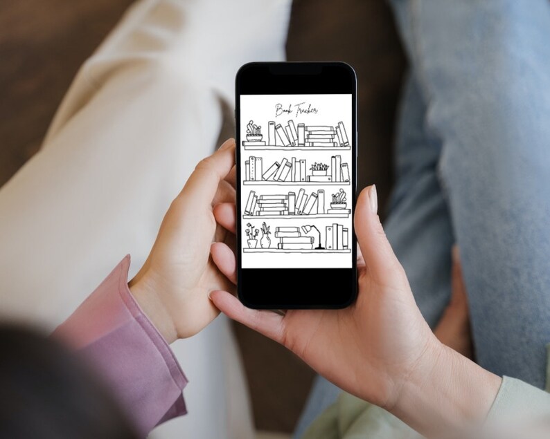 Bookshelf Tracker for Reading Goals Printable Book Shelf - Etsy