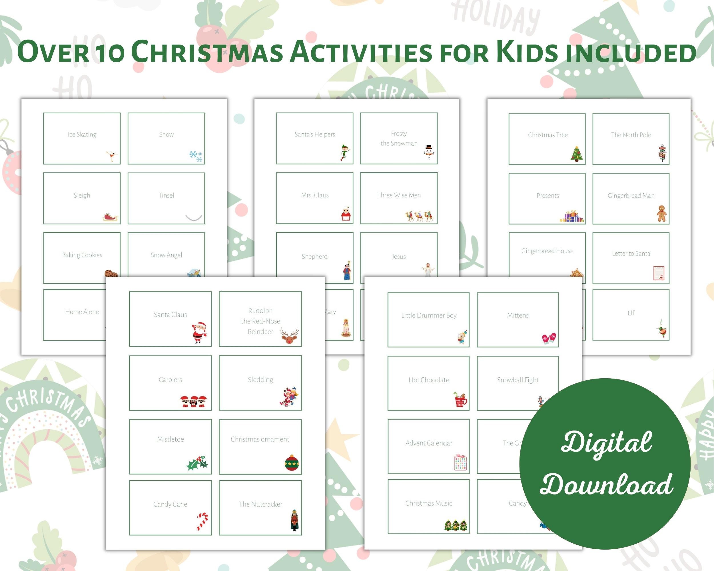 Ultimate Christmas Printable Bundle | Coloring Pages, Activity Sheets ...