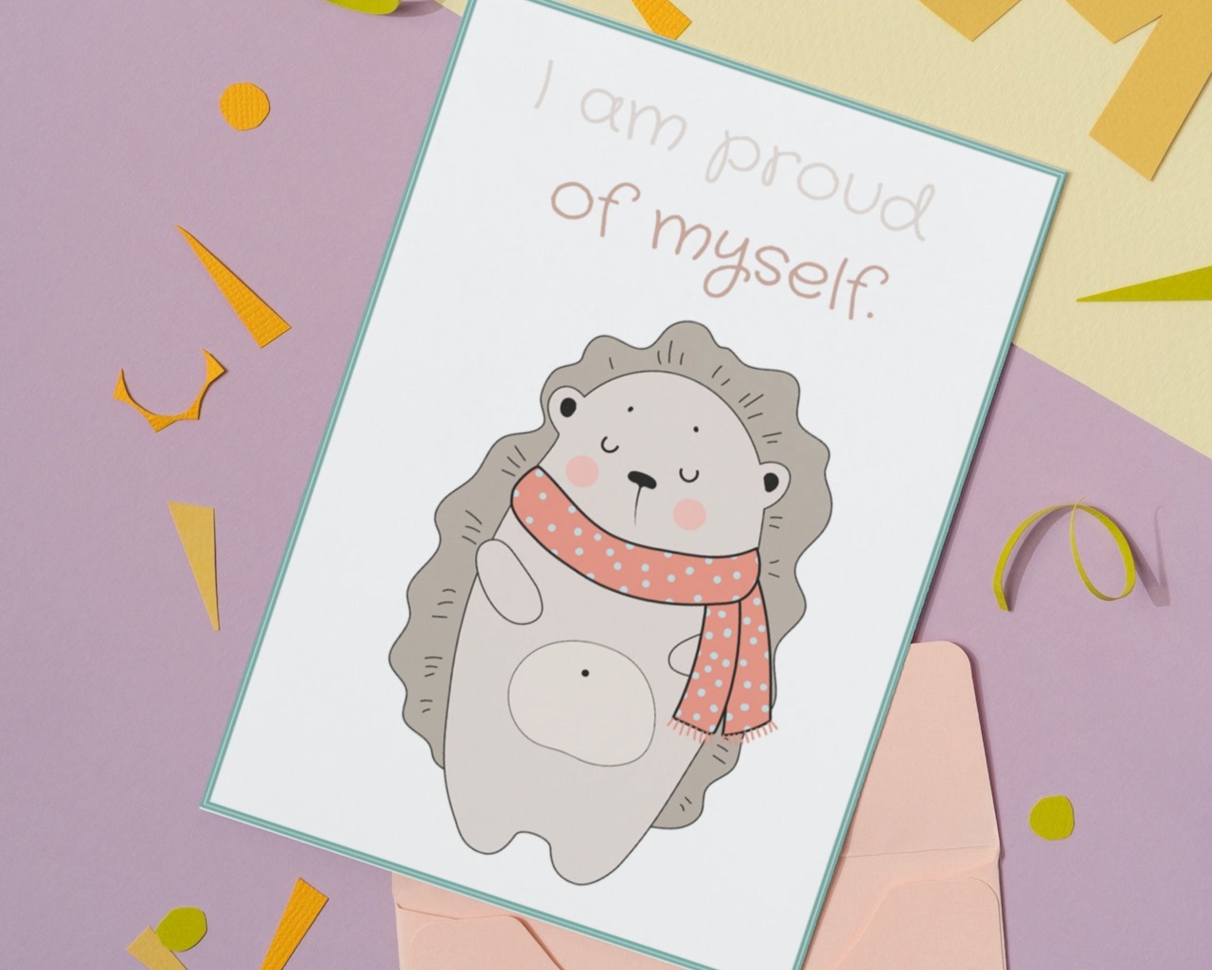 Printable Affirmation Cards for Kids 32 Motivational Cute Cards Daily ...