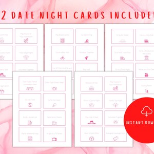 52 Printable Date Night Ideas for Each Week of A Year | Weekly Date ...