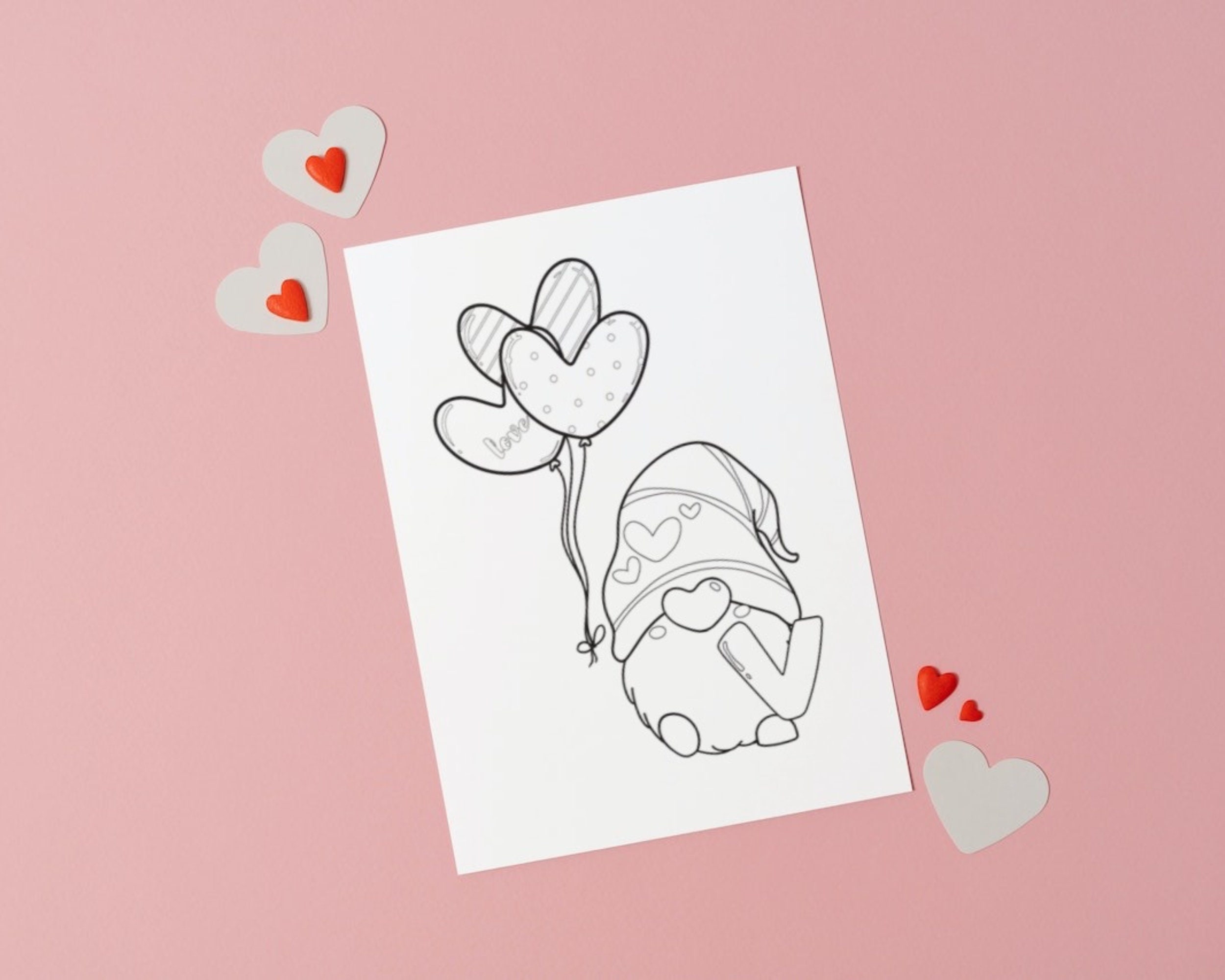 Cute Valentine’s Day Printable Coloring Book for Kids | Worksheets for ...