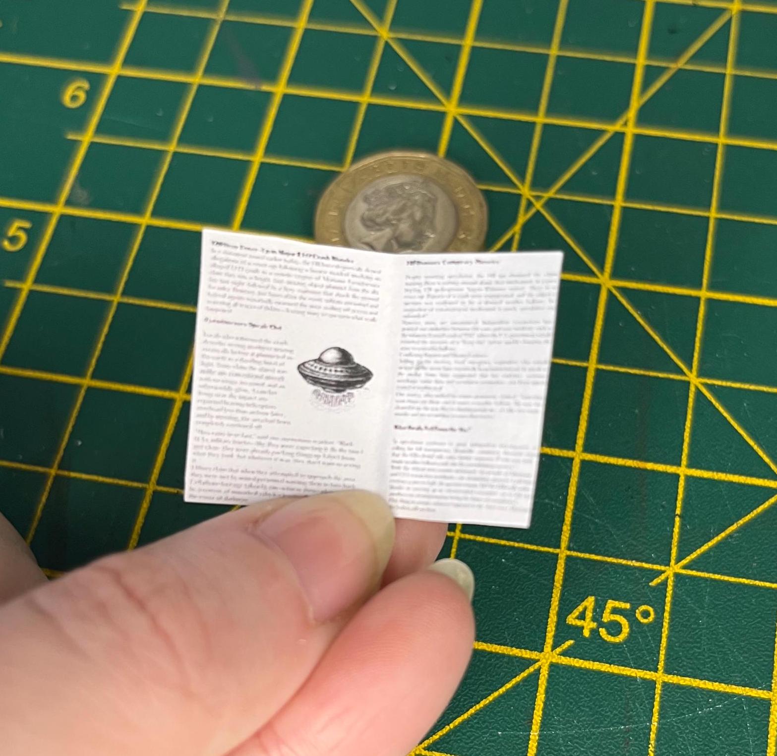 Miniature Printable Paranormal Magazine Newspaper, Occult, Digital ...