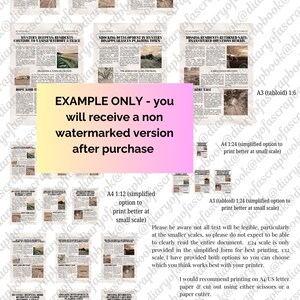 Miniature Dollhouse Newspaper: Paranormal Occult Magazine (digital ...