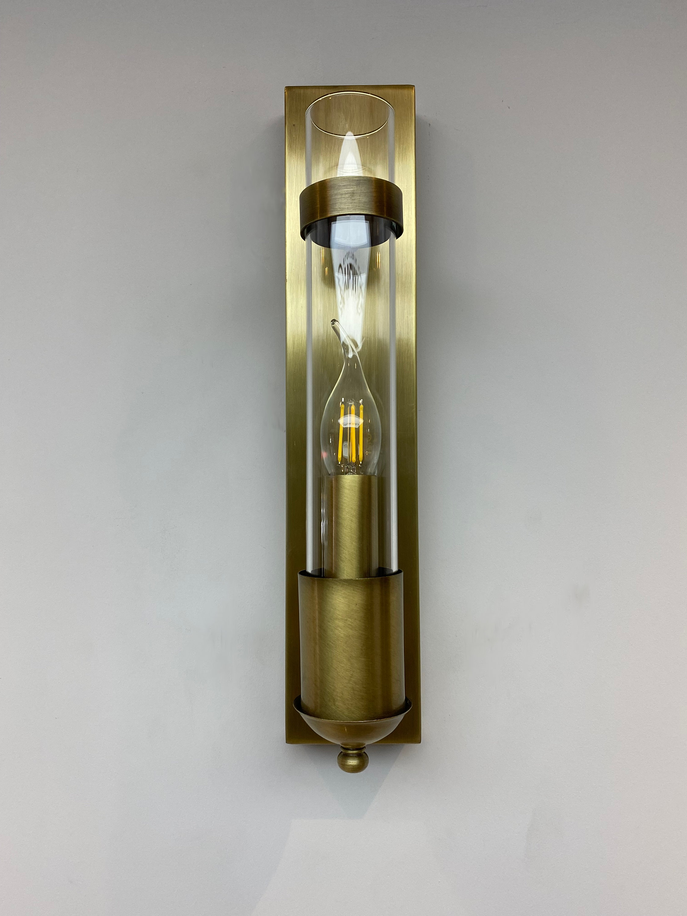 Modern Glass Wall Lamp, Modern Wall Light, Art Deco Handmade Bathroom ...