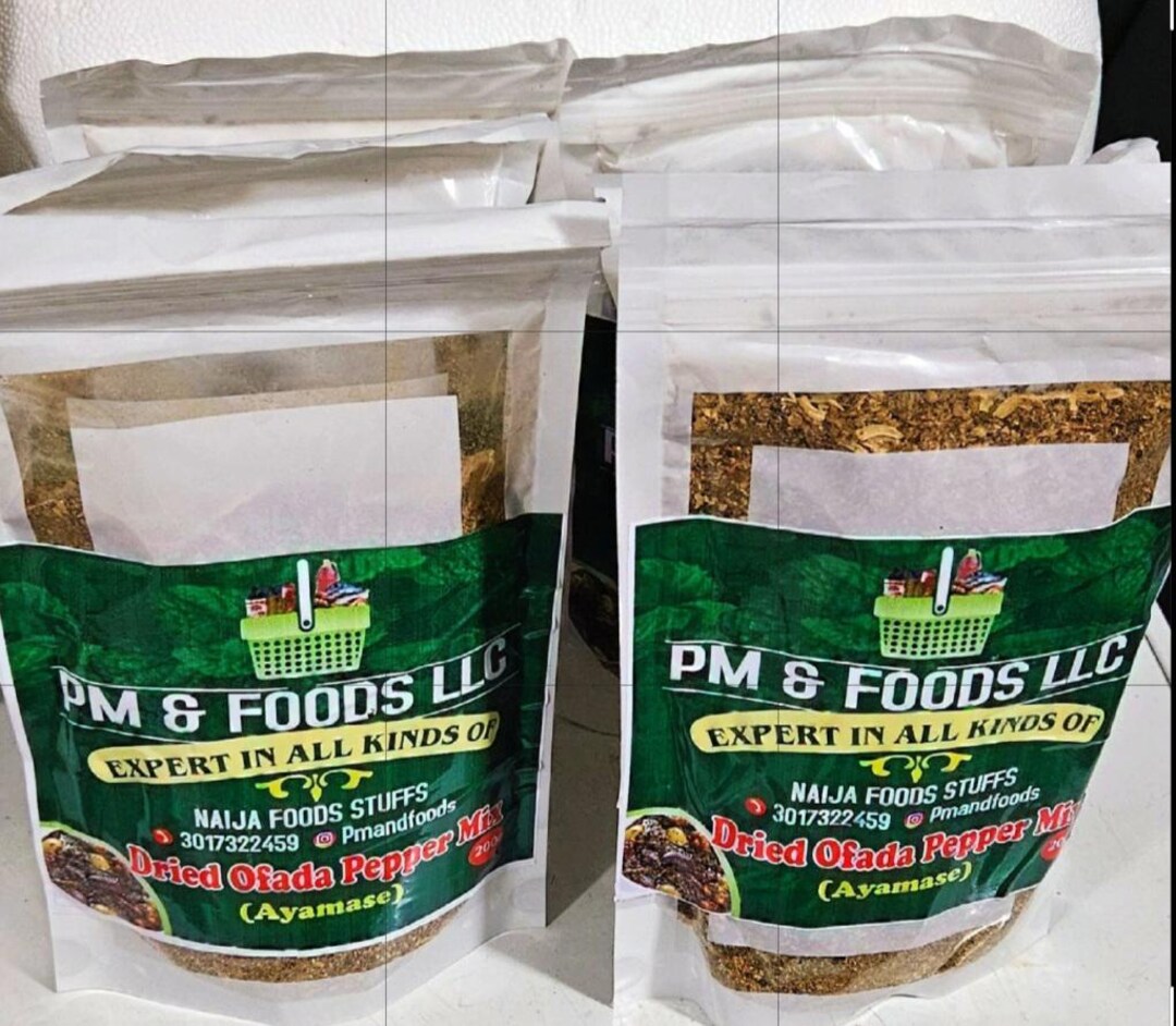 Ayamase Pepper Mix: Easy Ofada Stew (200g) A Blend of Green Peppers and ...