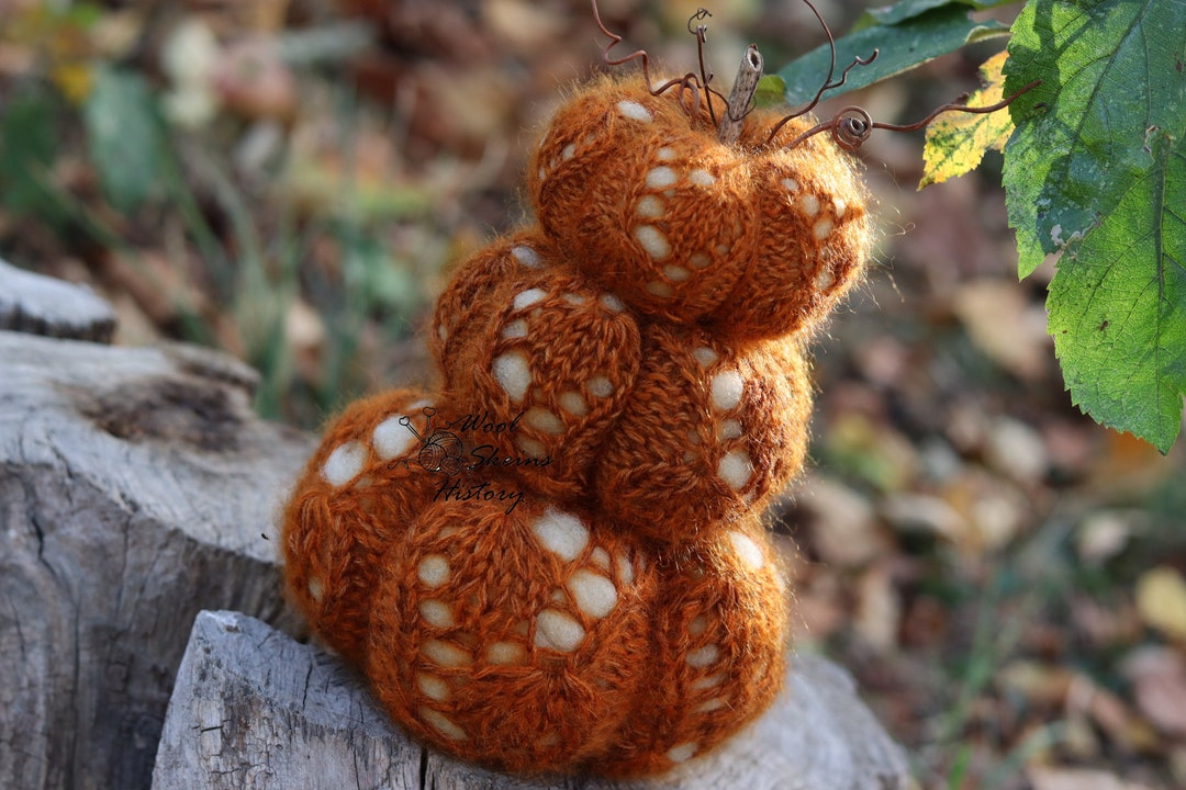 PDF Pattern in Russian/ LACE PUMPKINS/ Knitting Toys/ Autumn Toys ...