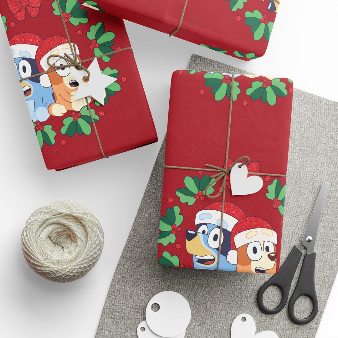 Bluey Wrapping Paper - Etsy