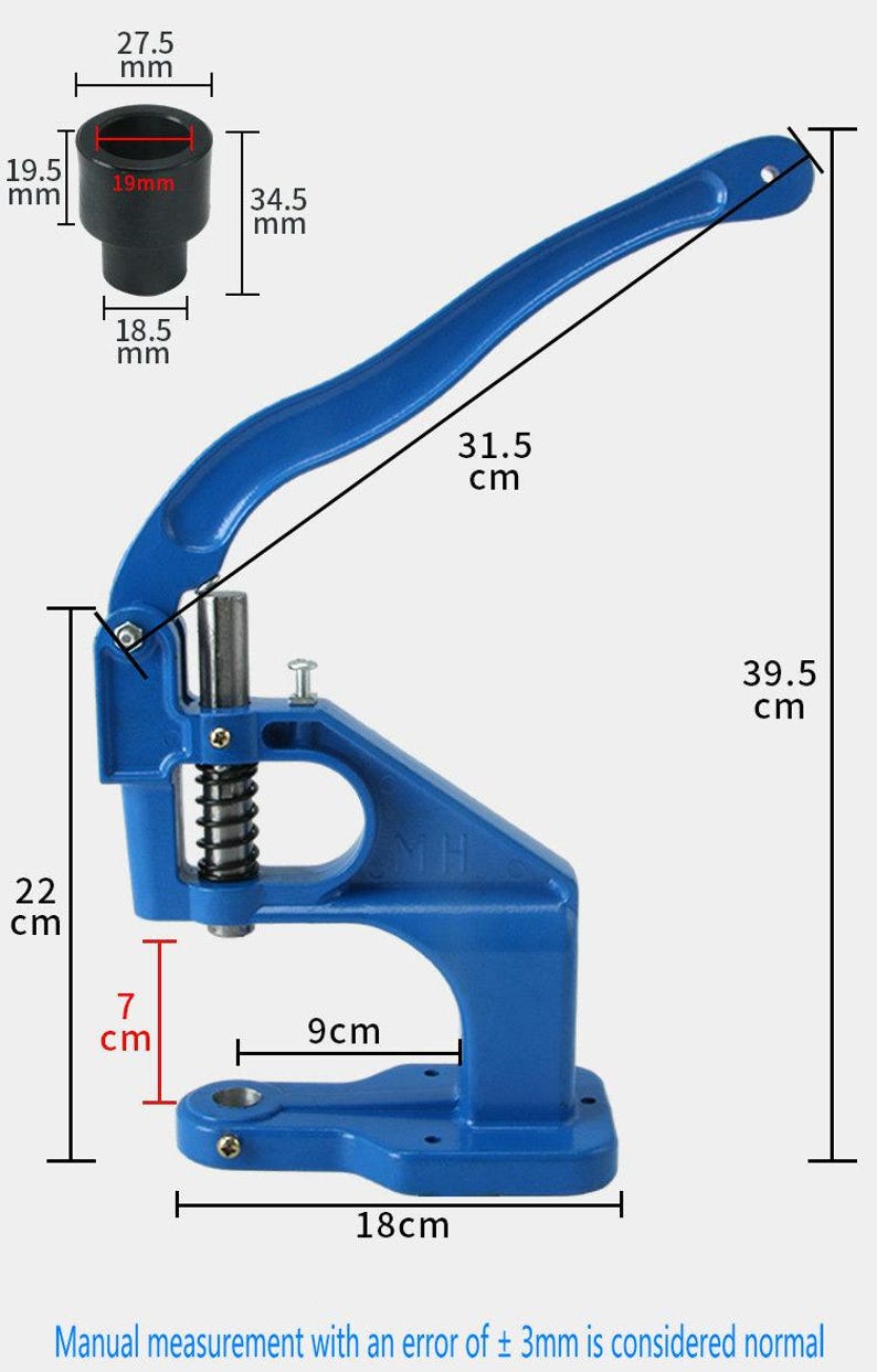 Hand Press Machine-ductile Iron for Snap Buttons/rivets/eyelets ...
