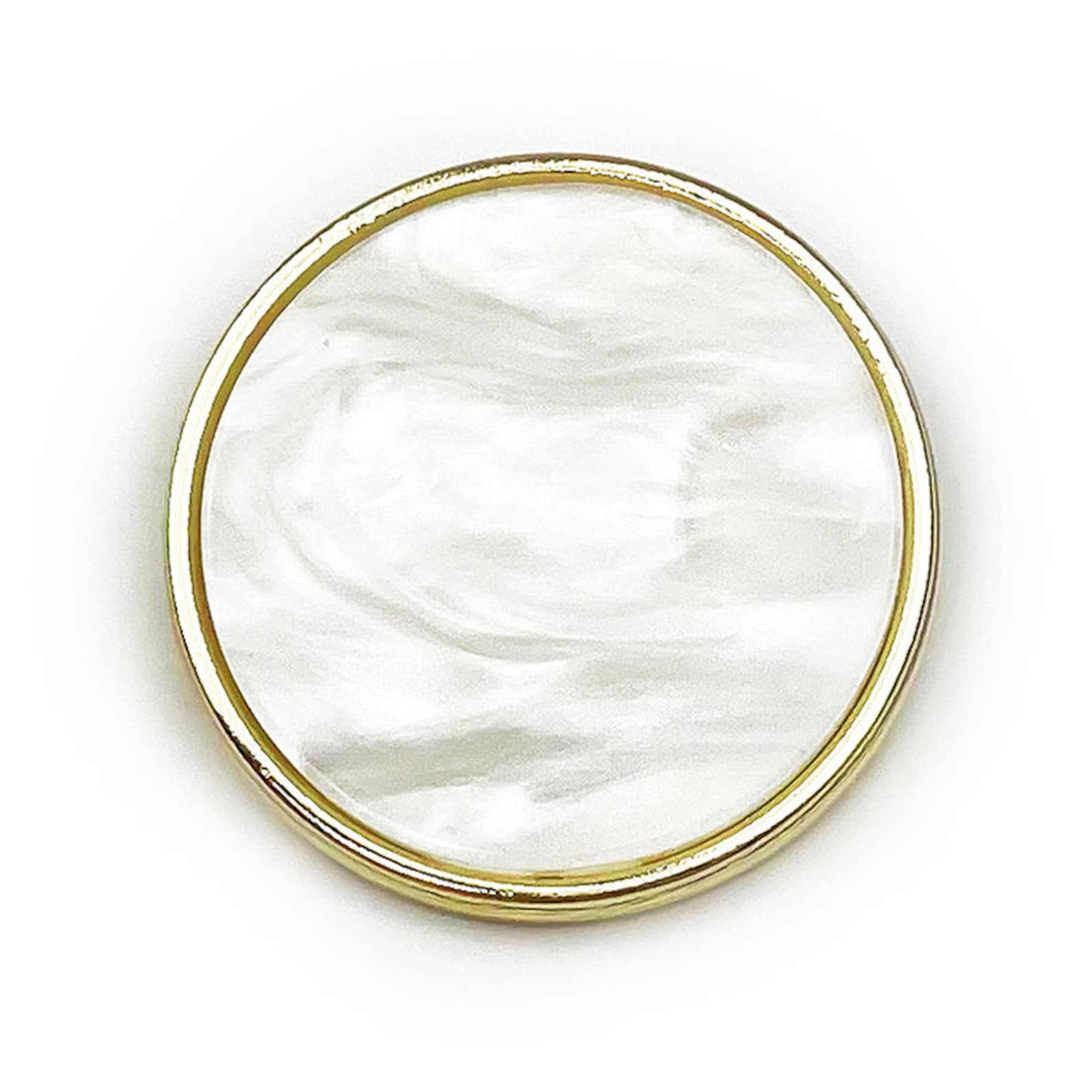 White Pearl Metal Buttons-6pcs Gold/silver Button for Sewing-blazer ...
