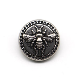 Metal Bee Buttons-6pcs Vintage Gold/matte Silver Button for Blazer ...
