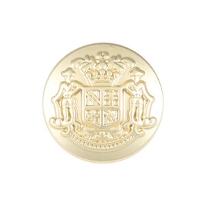 Metal Crown Buttons- 6pcs Matte Gold/silver Button for Sewing-blazer ...
