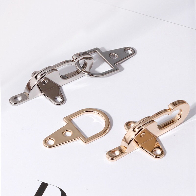 Metal Chain Lock Buckles 3-piece Set: Swivel Snap Hooks for Bags, Coats ...