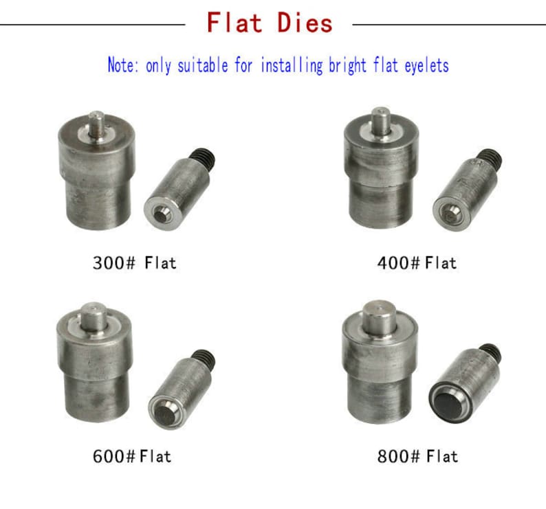 Eyelet Hand Press Dies-5mm-17mm Steel Grommet Setter Tool Set - Etsy