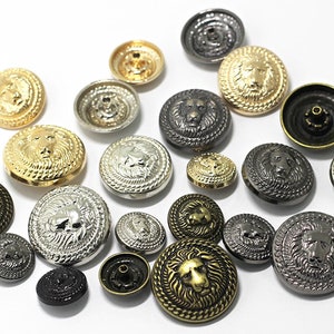 Metal Floral Lion Rivet Stud-10pcs Bronze/black/gun/nickel/gold Shank ...