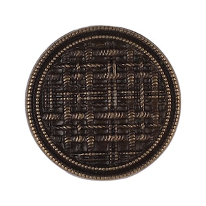 Metal Weave Buttons: Grid Design for Sewing - 6 Pcs - Etsy