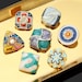 Metal Irregular Buttons-6pcs Vintage Baroque Painted Shank Button for ...