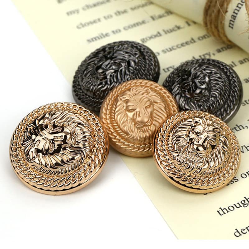 Lion Button Coat - Etsy