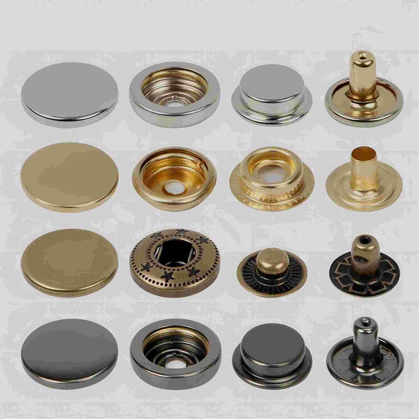 Silver Snap Button - Etsy