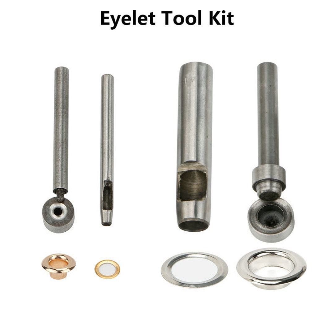 DIY Tool Eyelet Setter Kit Grommet Repair Punch Hand Installation Tool ...