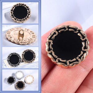 Metal Chain Buttons: Blazer, Jacket, Coat Sewing - 6pcs - Etsy