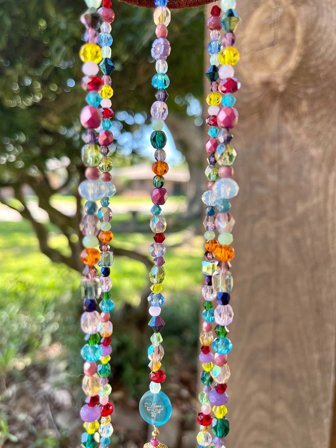 Mini Beaded Multicolored Wind Chime A - Etsy
