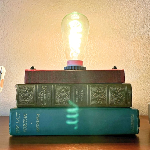 Book Lamp - Etsy