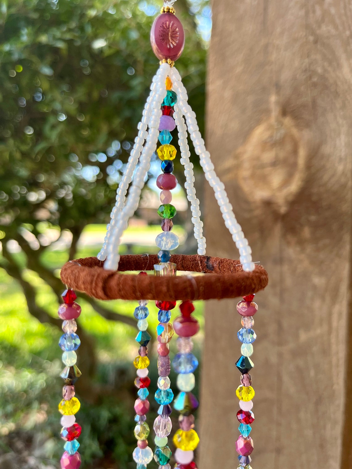 Mini Beaded Multicolored Wind Chime A - Etsy