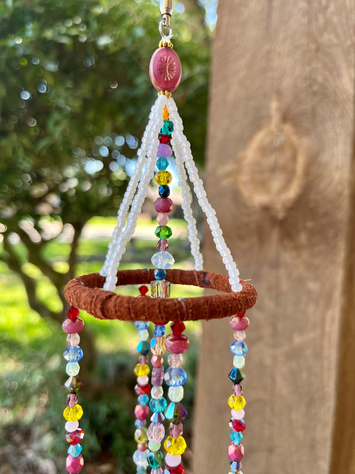 Mini Beaded Multicolored Wind Chime A - Etsy