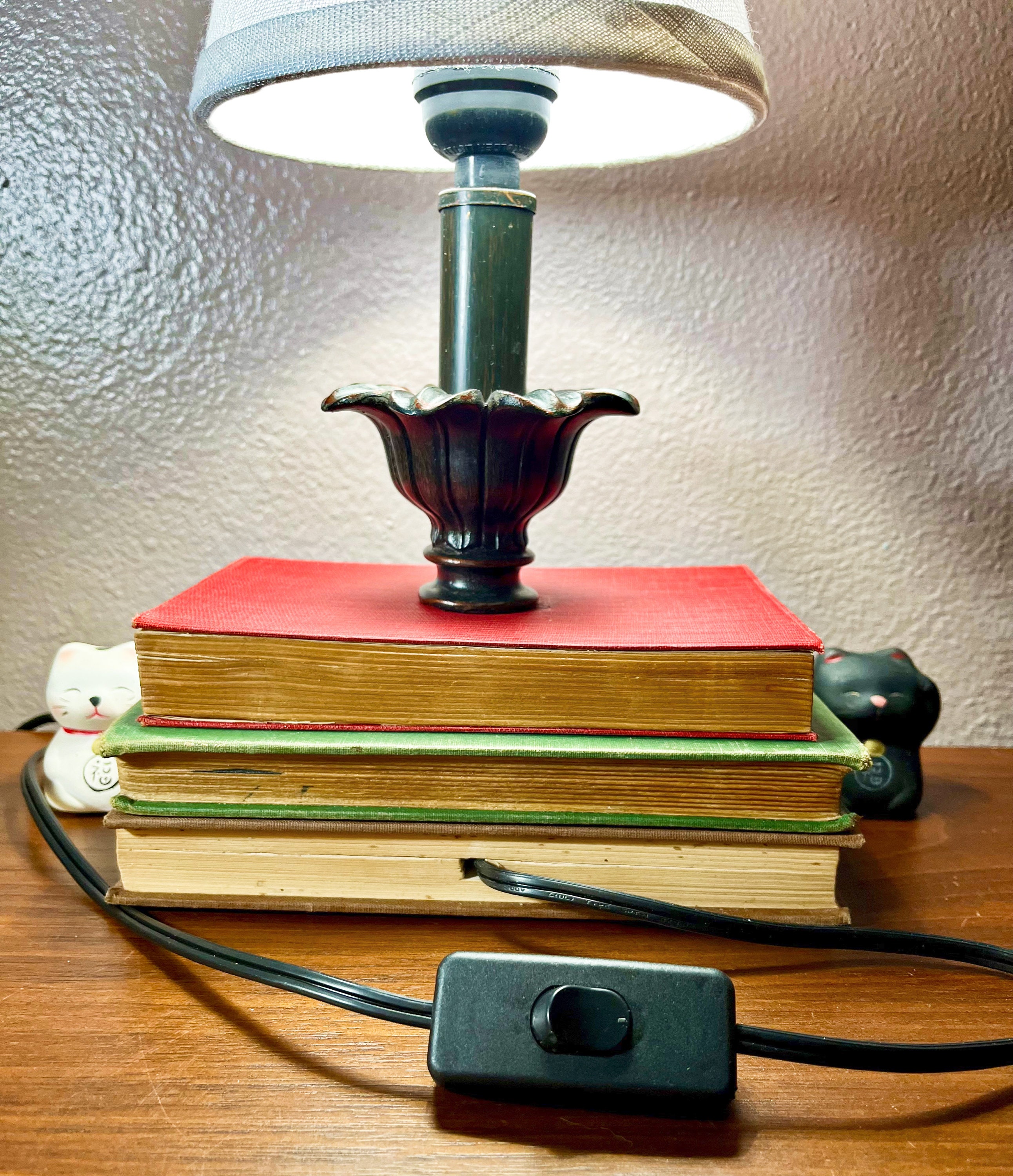 Vintage Book Lamp - Etsy
