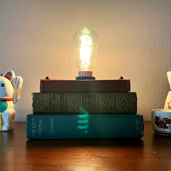 Book Lamp - Etsy