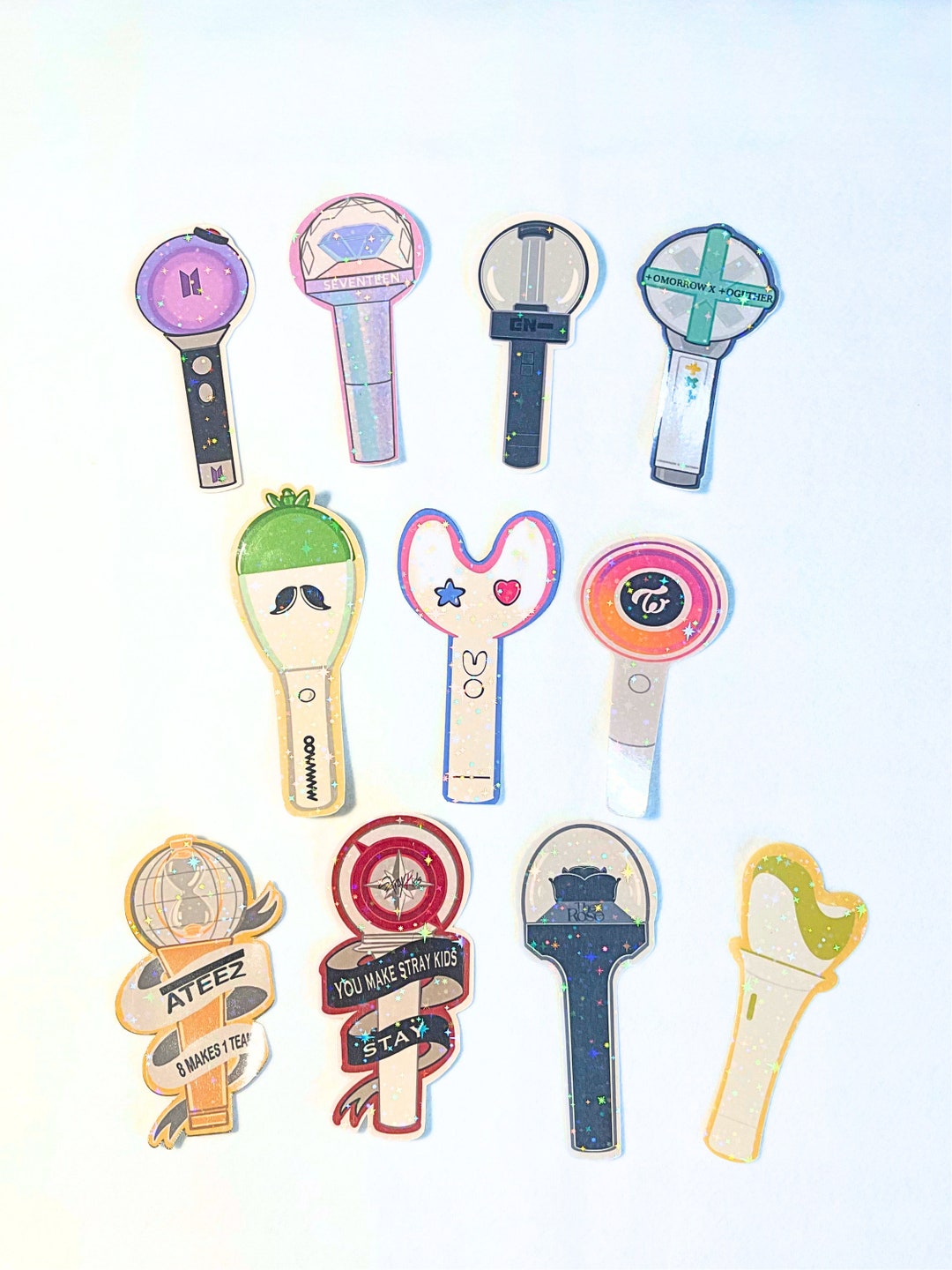 Kpop Vinyl Lightstick Stickers - Etsy