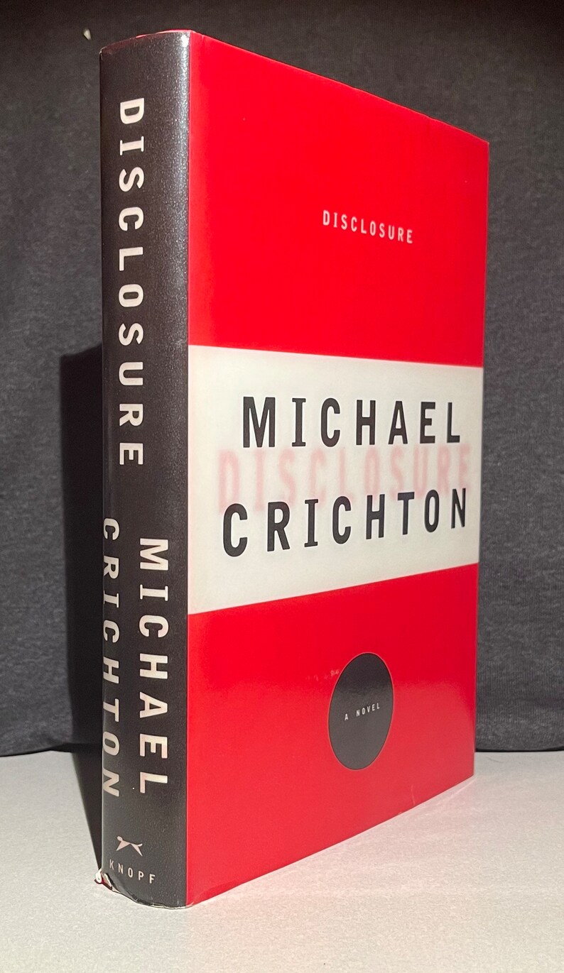 Disclosure by Michael Crichton. First Edition (stated). - Etsy