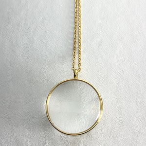 NEW Style Gold FLOATING LOCKET Stainless Steel and Glass on 18 Necklace ...