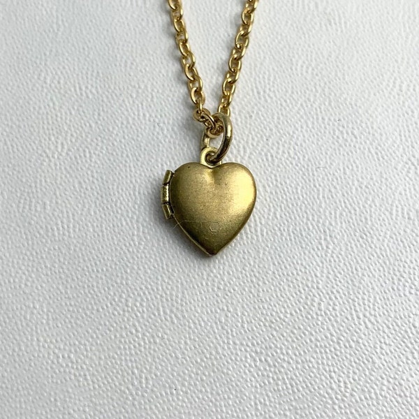 Antique Brass Locket - Etsy