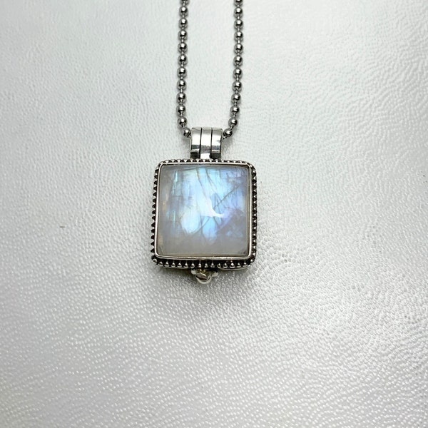 Moonstone Locket - Etsy