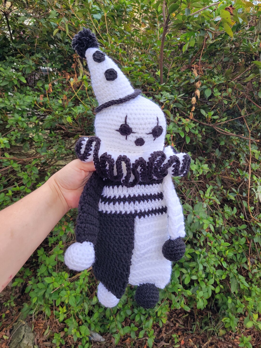 Clown Ragdoll, Pierott Clown, Crochet Clown - Etsy