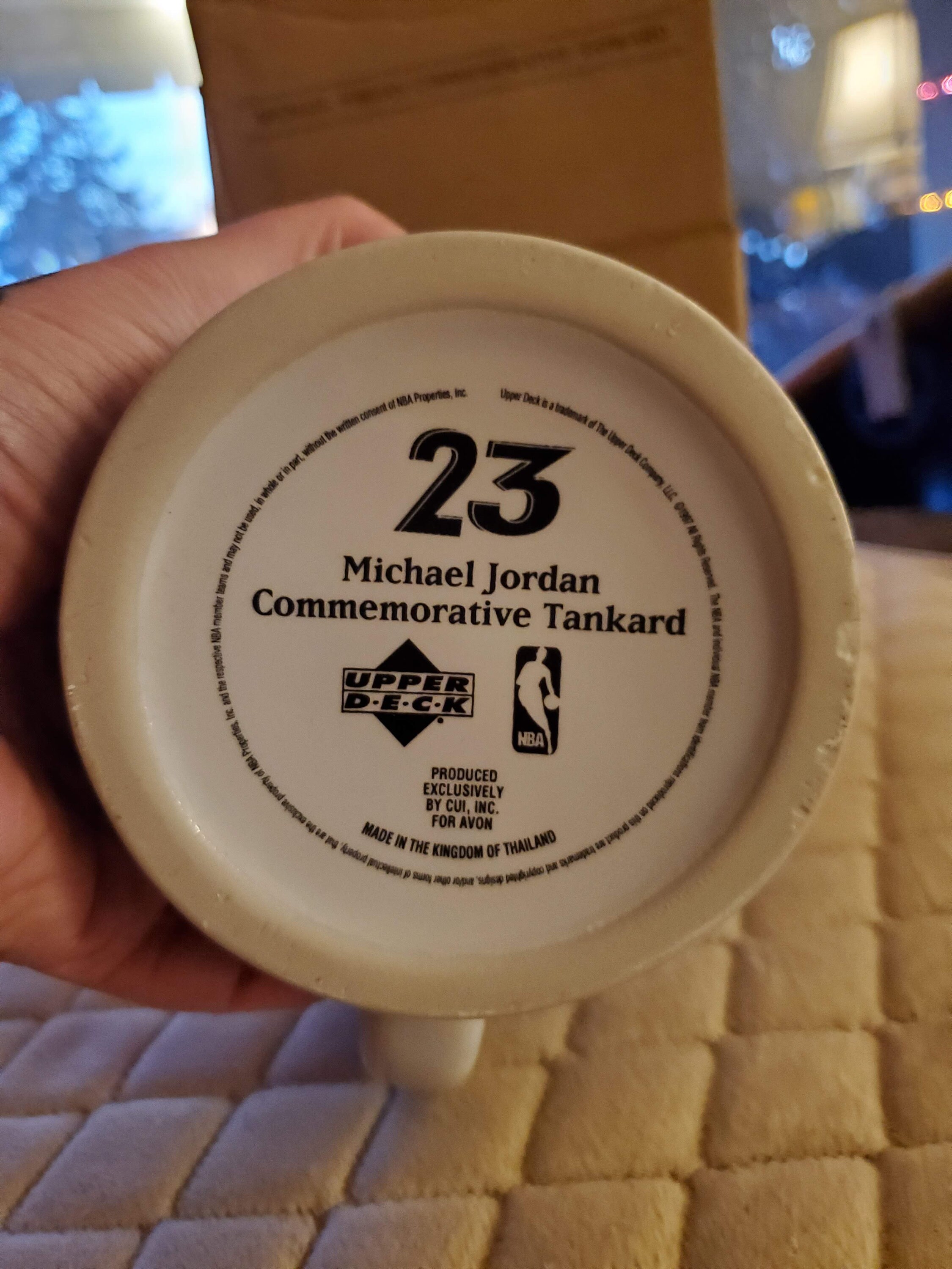 Michael Jordan Tankard Vintage Avon Mug - Etsy