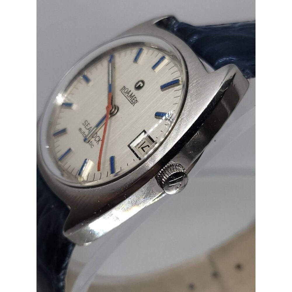 Vintage 60s Roamer Searock Automatic Original Crown, Dial, Hands, Case ...