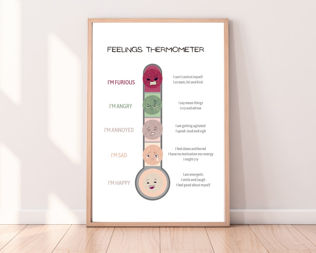 Feelings Chart, Educational Posters, Calming Corner, Montessori ...