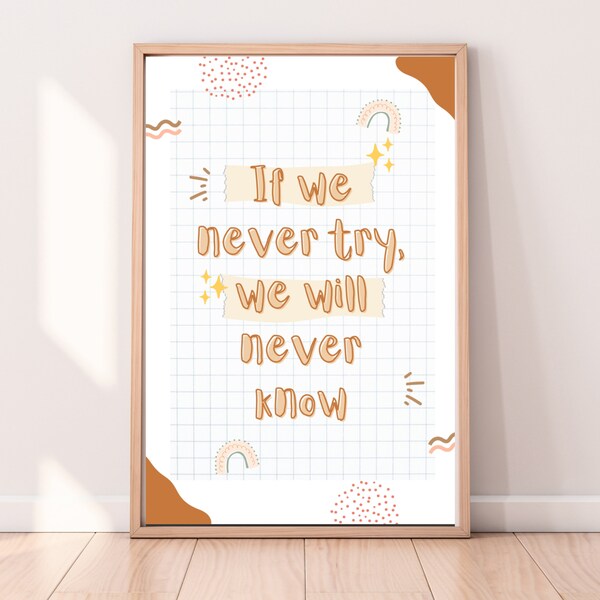 Encouraging Poster - Etsy