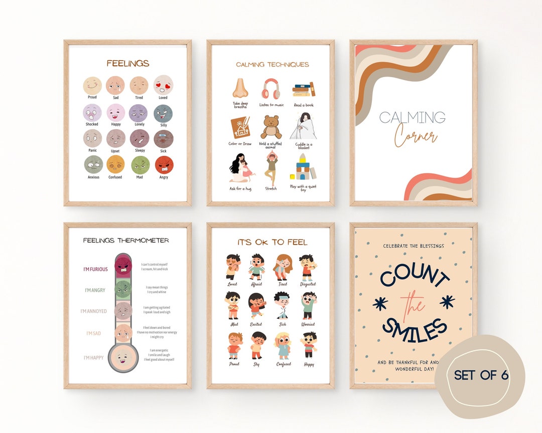 Preschool Calming Techniques Poster, Emotional Regulation Poster for ...
