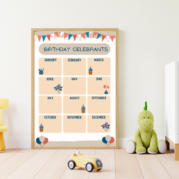 Montessori Class Calendar - Etsy
